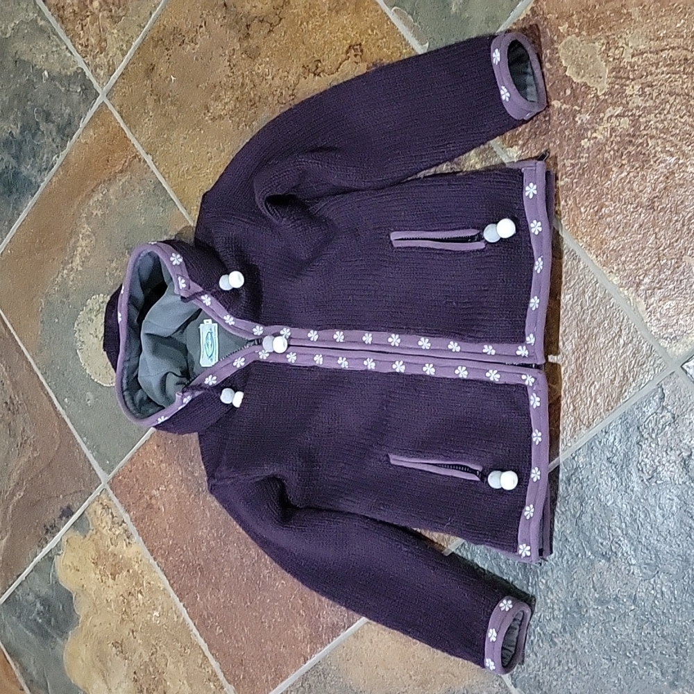 Laundromat Nepal Fleece Lined Wool Sweater / Jacket - Gem
